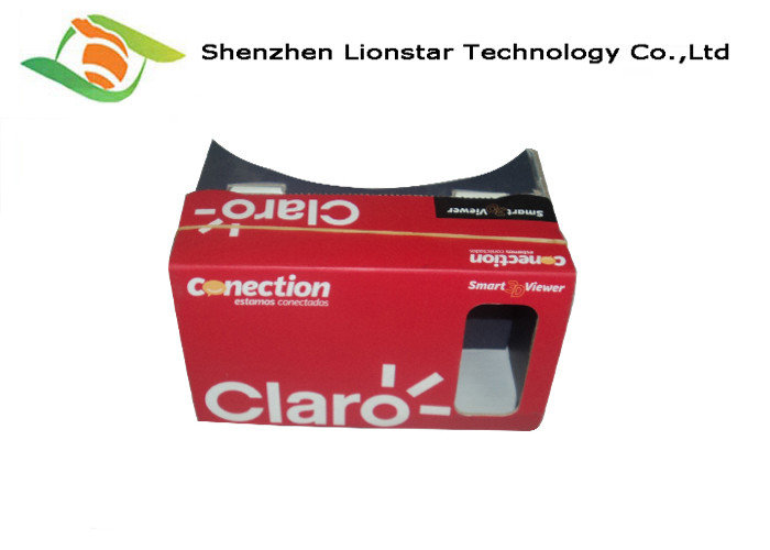 6 Inch Smartphone Cardboard VR Goggles For Trade Shows Advertising / Product Validation