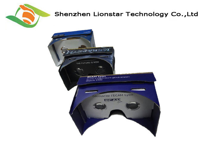 WWGC Colorful Cardboard Virtual Reality Glasses , Cardboard 3D Goggles 