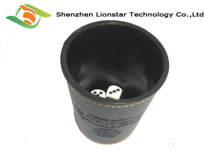 Customized Size Round Shape Plastic Dice Cup For Bar / KTV / Family Entertainment