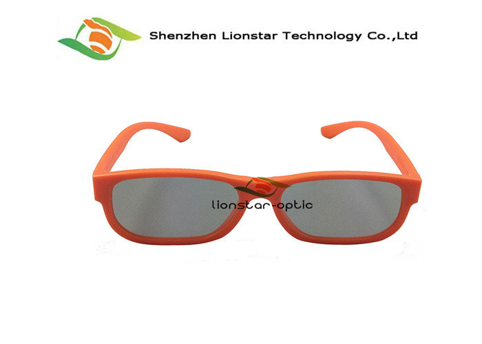 Adults And Kids Projection Linear Polarizer Film 3D Glasses For Watching 3d Film / TV