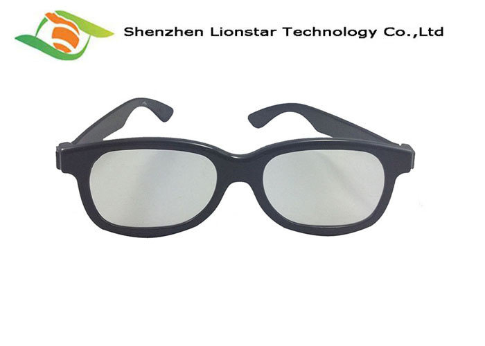High Quality Polarized 3D Glasses For Theater Use , Smart 3D Glasses 0.19mm TAC Lens