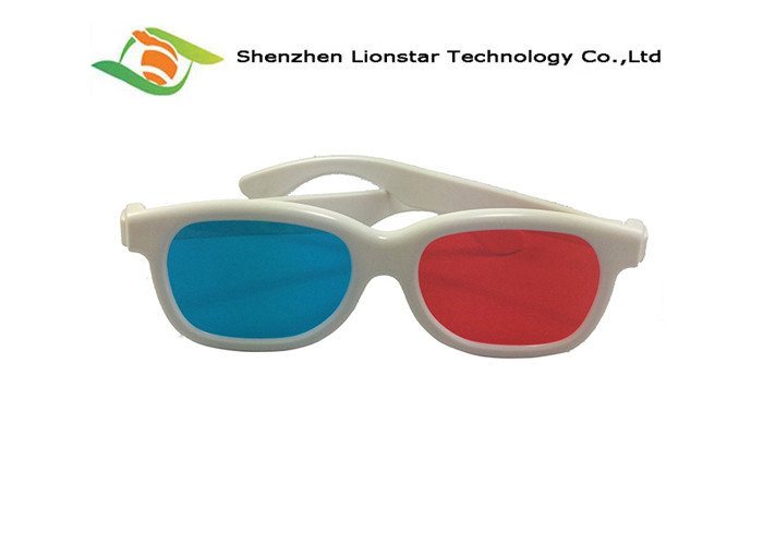 3D Plastic Glasses Linear Polarizer Film Red Blue Cyan 3D Anaglyph Vision Glasses