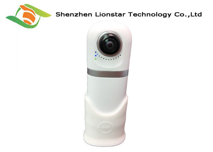 Smartphone 360 Vr Camera With Double Screen / Rechargeable Battery 2048*1024 Or 1920*960