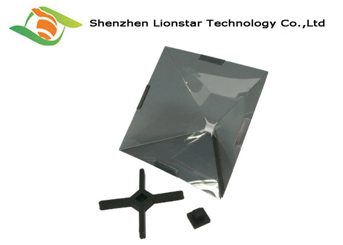 PET And Silicone 3D Hologram Projector Transparent Color 7CM*7CM*3.5CM