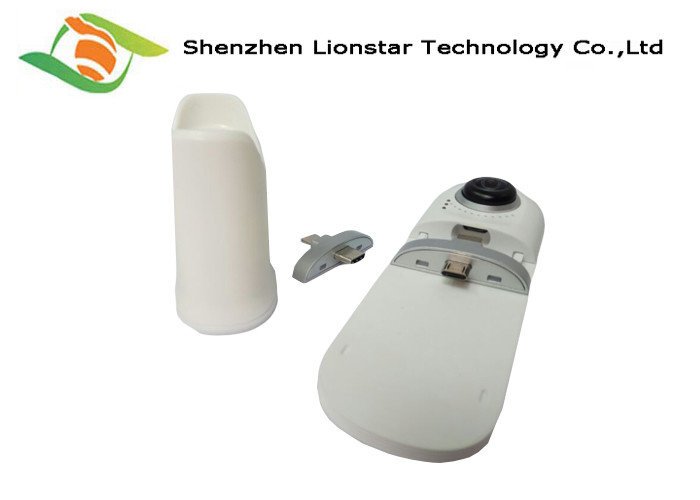 White Portable Panoramic Digital Camera Video Recording WI-FI Or USB Connection