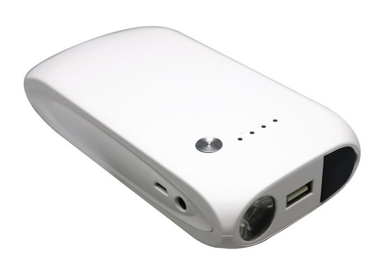 12V Rechargable Portable Power Pack Jump Starter With Emergency Led Light