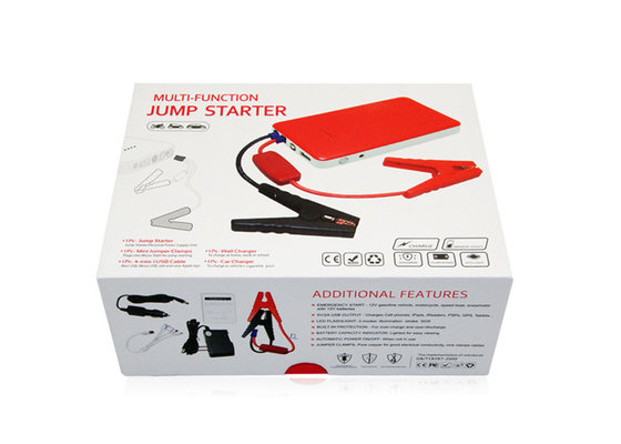 6000mAh Multi Function Jump Starter 15mm Slim Car Battery Booster Pack