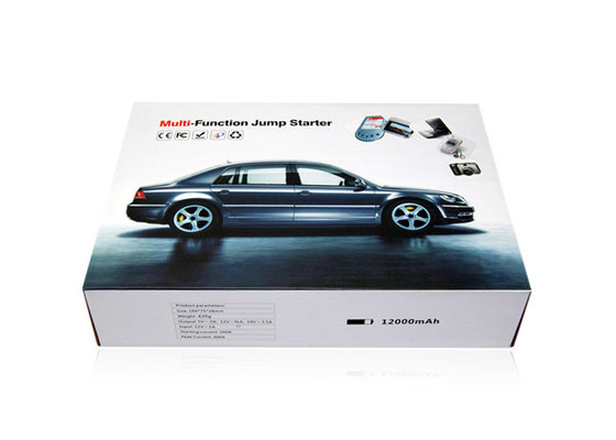 Red Emergency Car Jump Starter 6000mAh Multi - Function Auto Emergency Start Power