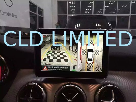 Audi Q3 360 Degree Car Camera System With Can Bus Decoder and 4 Channel DVR, Bird View Parking System