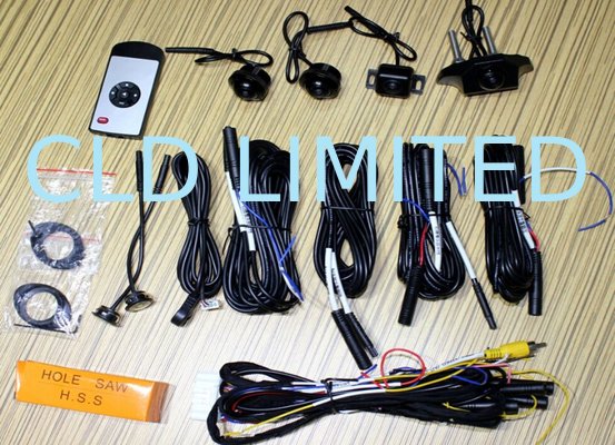 1080P 3D 360 Around View Monitor Car Reverse Camera System With HD signal input ,four-way DVR,IP67