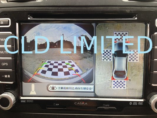 360 bird view parking system, specific DZ-QJ002 for Magotan, four-way DVR, reversing camera, convenient for driving