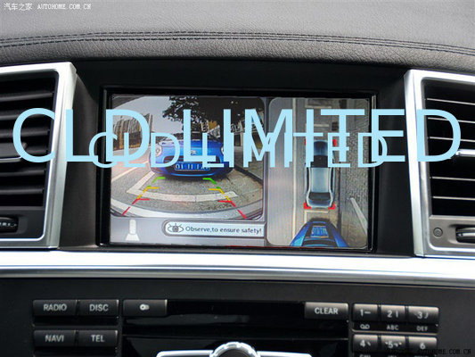 HD AVM monitor Car Rearview Camera System With four ways DVR function