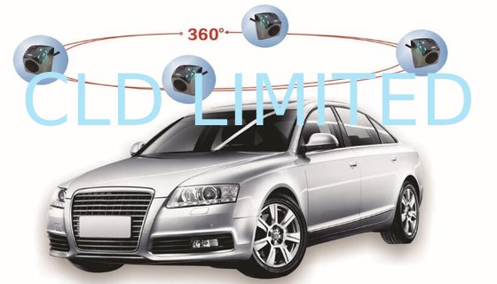 HD CMOS 360 Degree Panoramic Security System,4 Channels DVR Car Reverse Parking System