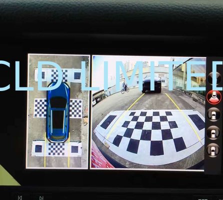 High Definition Car Reverse Parking System , DVR 360 Degree Panoramic View System with anti-collision