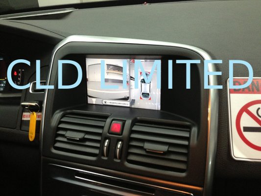 360 Degree Video Record Car Reverse Camera Systems for XC60 Volvo, Loop Recording, 4-Way DVR