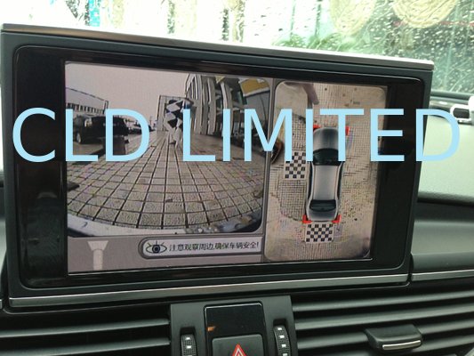 360 Degree Around Bird View Car Reverse Camera Kit , Around View Monitor, Specific model for Audi