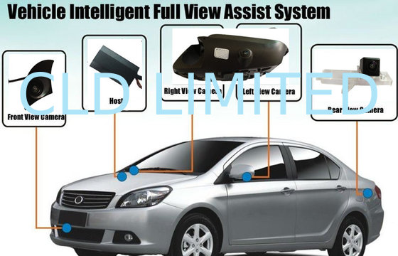 Car AVM system , Car Backup Camera Systems For Toyota Highlander , HD Camera, Bird View Parking System