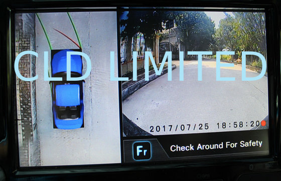 HD 3D 360 Around View Monitoring, Multi-Mode View Angle for Cameras, Eliminating Blind Spots