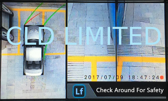 Front And Rear Camera 3d Full Hd 360 View Car Camera System Super Wide Angle