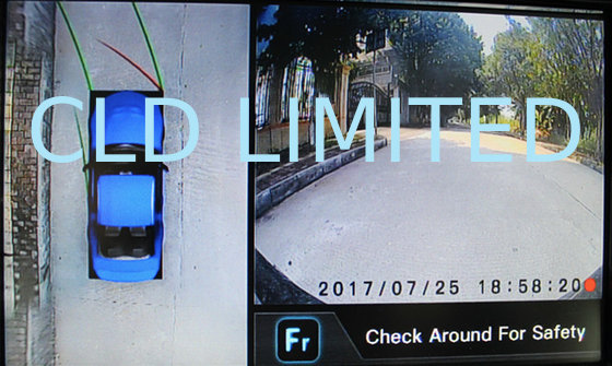 2D and 3D Mode 180 View Car Camera System , Surround View System High Resolution