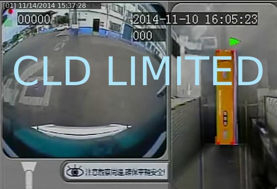 Waterproof Automatic Parking System 180° View Auto Cameras For Trucks and Buses, Alloy Camera Housing