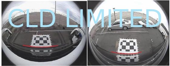 Rear View Monitor Bus Camera Surveillance Systems With Four Channel DVR and IR