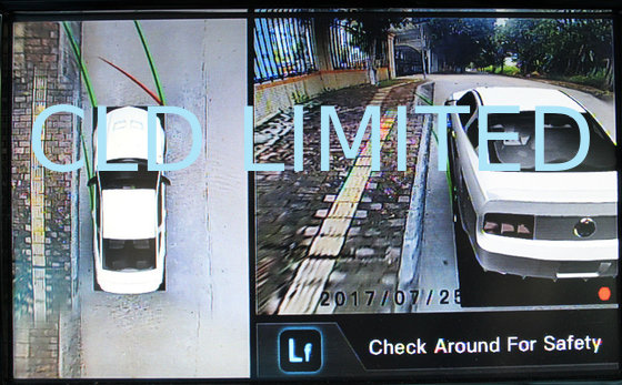 3D Rotation 360 Degree Birds Eye View Camera System With Super Wide View Angle