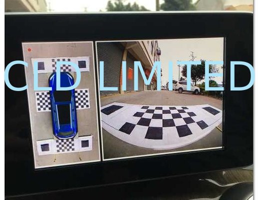 High Definition 360 Degree Birds Eye View Camera System for Benz E Class