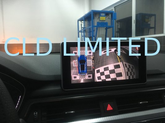 CCD Reverse Birds Eye View Camera System Integrated with CAN bus decoder