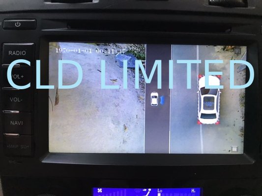 ADAS 360 degree Birds Eye View Camera System For Lane Departure Warning & Blind Spots Detection