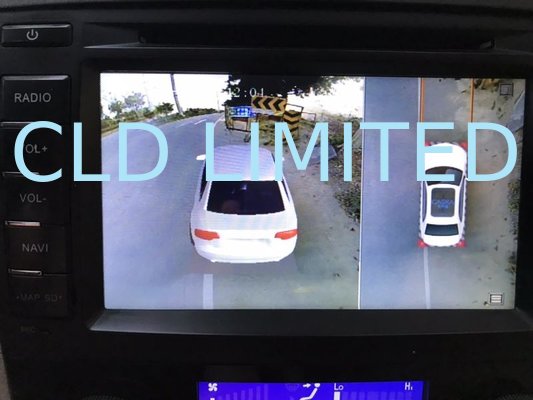 ADAS 360 degree Birds Eye View Camera System For Lane Departure Warning & Blind Spots Detection