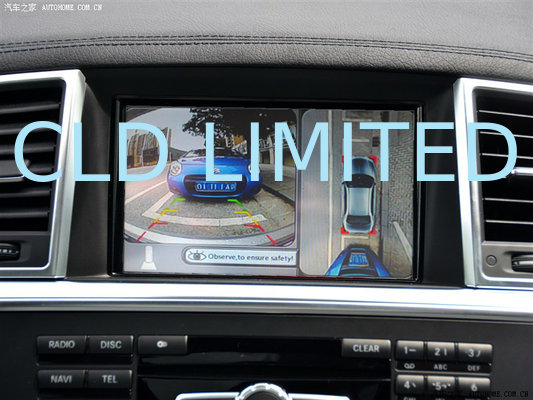 Mercedes Benz DVR Car Reverse Parking System , Seamless 360 Degree Car Panoramic Camera System