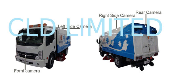 360 Around  View  Monitor Parking Guidance Universal Car Camera System For Sweeper, Bird View System