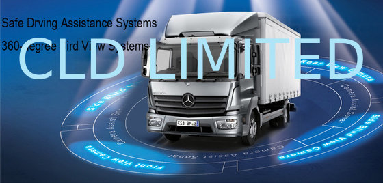All around view Car Reverse Camera system For Benz Atego With 4 Wide Angle Cameras