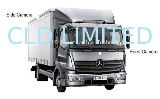 All around view Car Reverse Camera system For Benz Atego With 4 Wide Angle Cameras