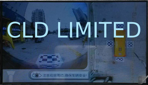 360 bird view Car Reverse Camera System system around view monitor system 100% seamless For Bus