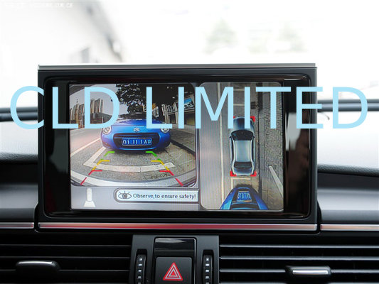 Audi 360 AVM car Reverse Camera system Moving parking guide lines