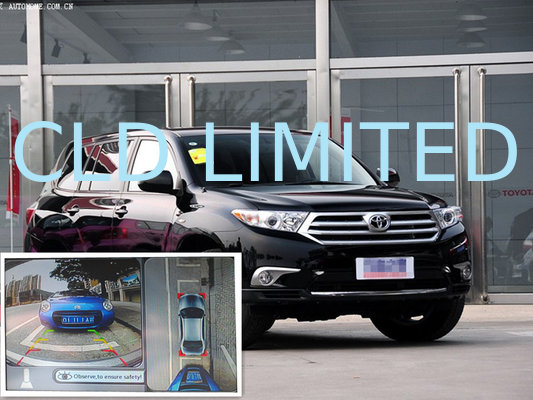 360 degree Around View Car Reverse Camera System with 4 special cameras for Toyota Highlander