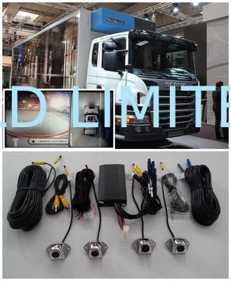 360 Degrees Around View System Birdview Lorry  Cameras System,4-way DVR, loop recording,universal model