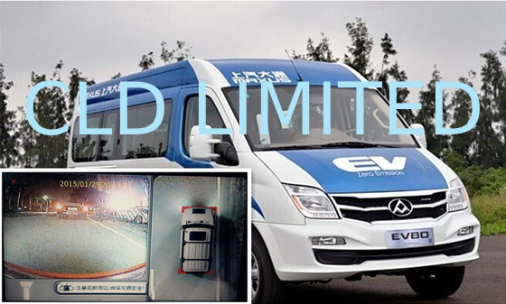 4 Channel DVR Lorry Cameras-360 Degree HD Car Security Camera for Trucks and Buses, Bird View System