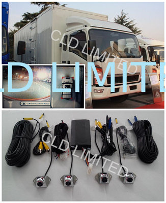 360 ° HD Camera Around  View Rear Parking Camera  System With 4 channel DVR, Loop Recording