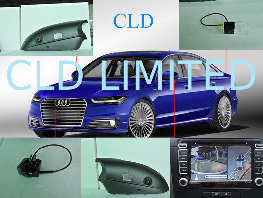 Audi A6L 360° Anti Blind Coner HD Vedio Monitering mass storage
