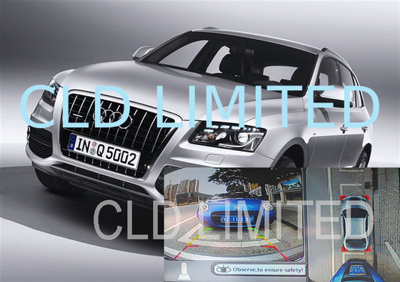 HD  360 Degree Car Reverse Camera Kit , AVM Parking Guidance System Audi Q5, Bird View Parking System