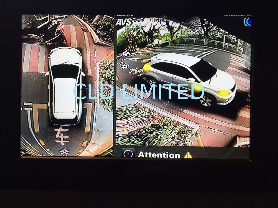 3D 360 bird view parking system with driving video recording， suitable for high configuration car model,IP67,wide angle