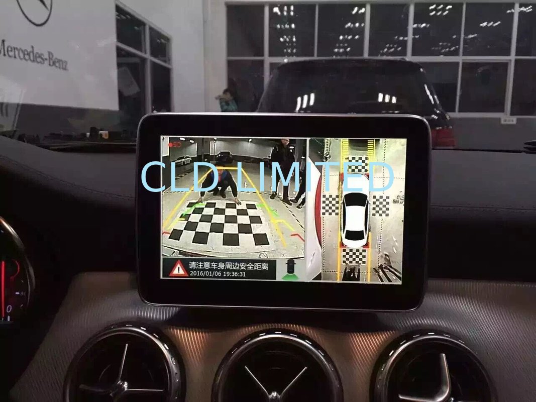 Audi Q3 360 Degree Car Camera System With Can Bus Decoder and 4 Channel DVR, Bird View Parking System