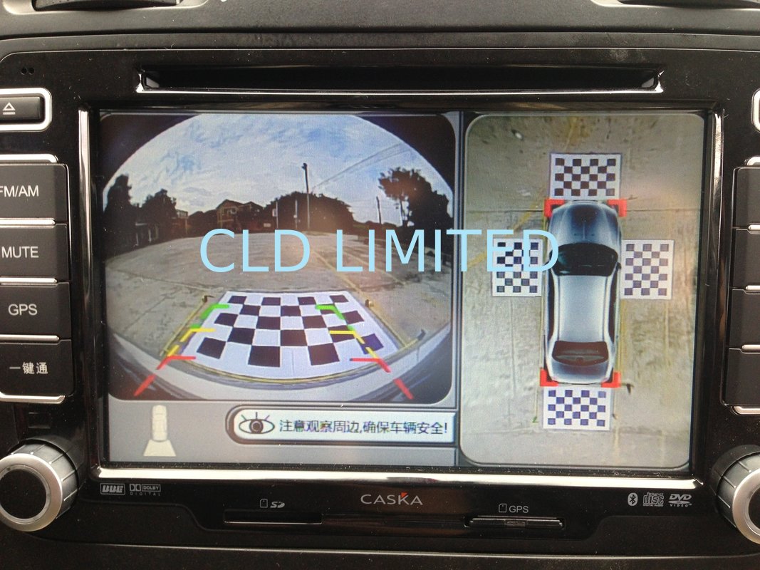 360 bird view parking system, specific DZ-QJ002 for Magotan, four-way DVR, reversing camera, convenient for driving