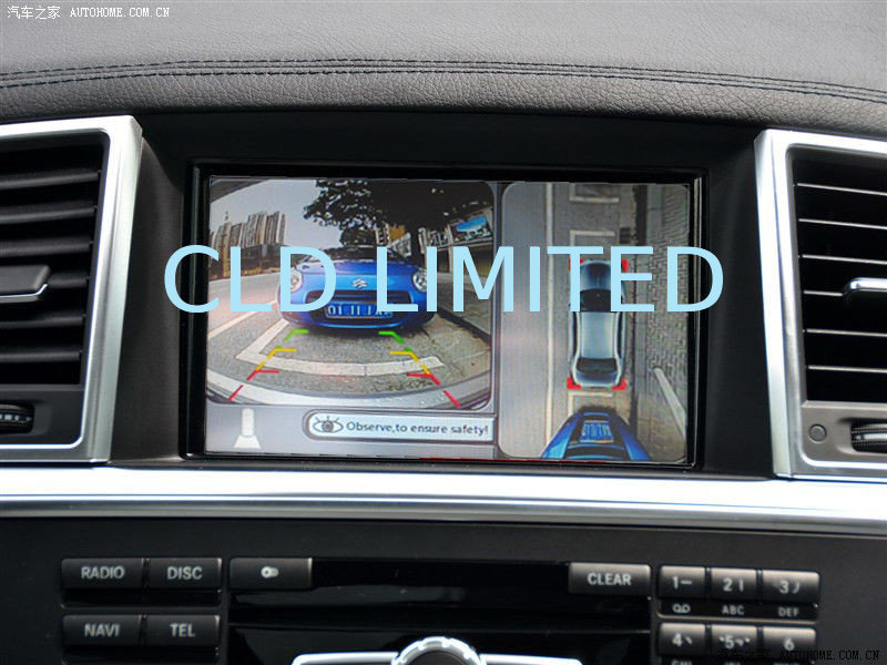 HD AVM monitor Car Rearview Camera System With four ways DVR function