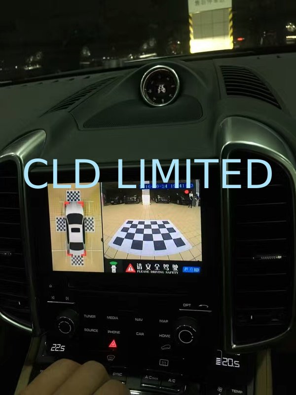 720 P HD 2D 360 Bird View Parking System for cars, universal model, 4-way DVR, Loop Recording