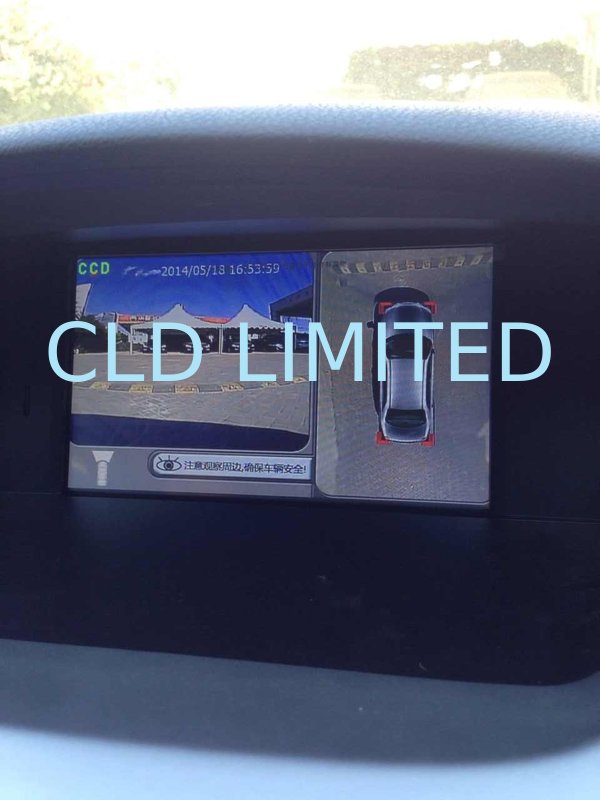 Wide Angle Car Reverse Camera System with DVR For Toyota Highlander, Around View Monitoring