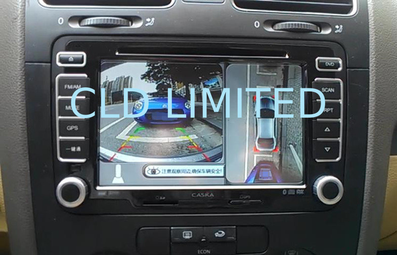 Bird View System ,Waterproof HD CMOS Car Rearview Camera System , Around View Monitor For Cars